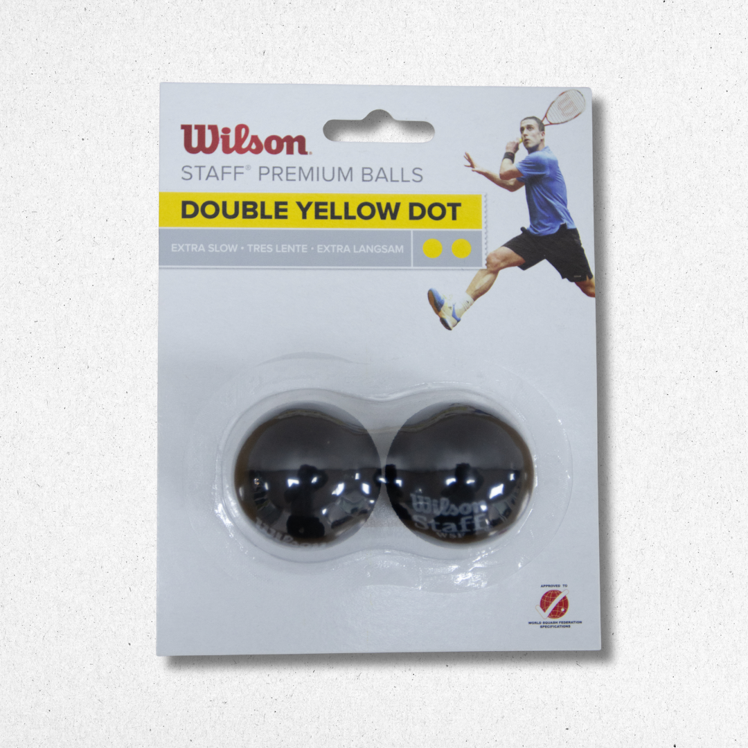 Wilson 2PK Blister Squash Balls - THE GYM